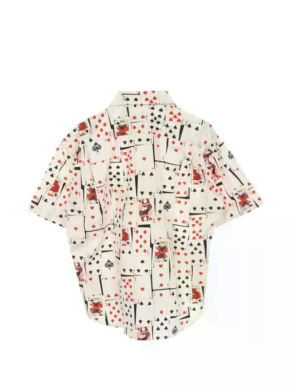 Balenciaga 2000s Playing Card-print Shirt