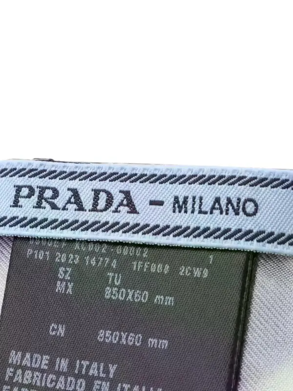 Prada 2000s Floral Scarf