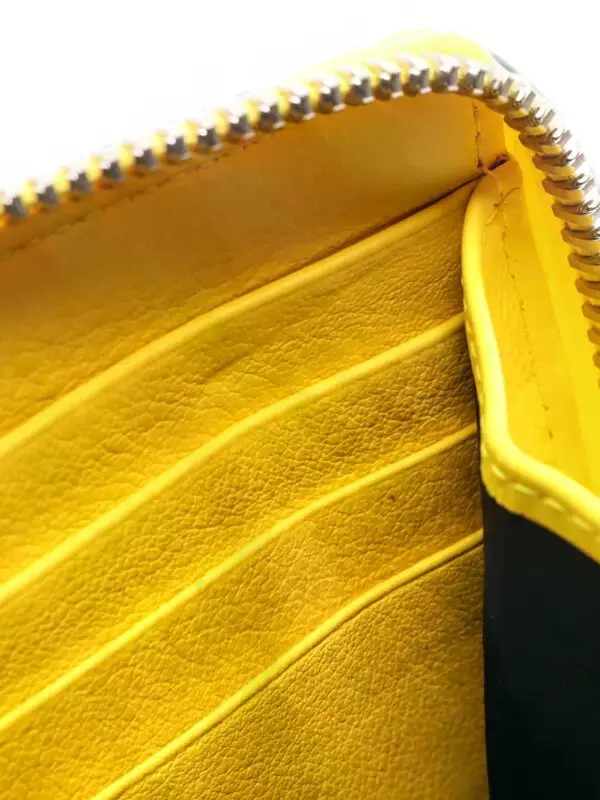 Balenciaga 2000s Paper Continental Leather Wallet