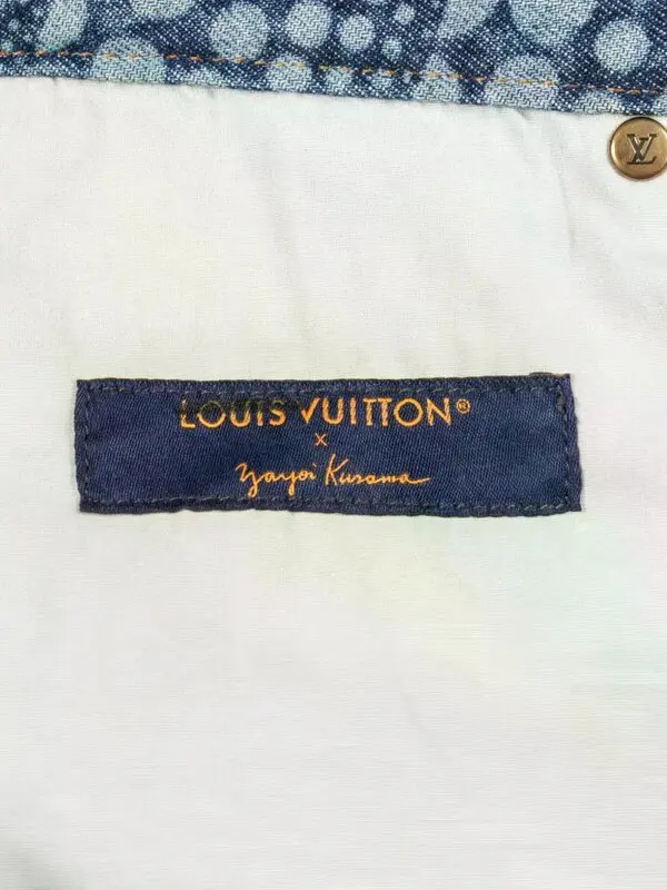 LOUIS VUITTON X Yayoi Kusama Allover Dots Denim Trousers