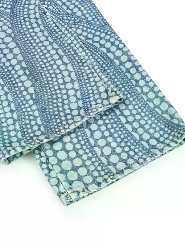 LOUIS VUITTON X Yayoi Kusama Allover Dots Denim Trousers