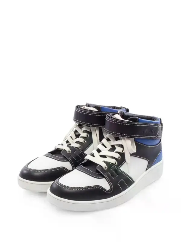 Hermès 2010sk Crudocell Leather Sneakers - Black