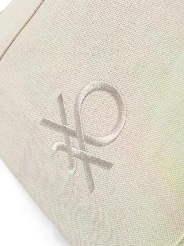 BENETTON Logo-embroidered Reversible Tote Bag