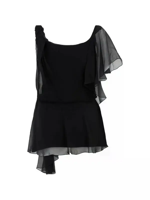 Alberta Ferretti Asymmetric-hem Top