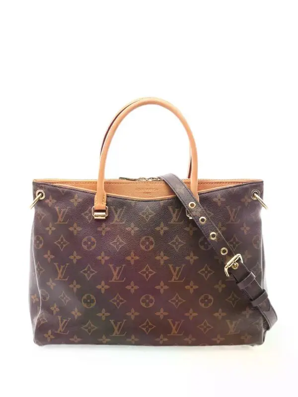 LOUIS VUITTON 2016 Pallas Monogram Handbag - Brown