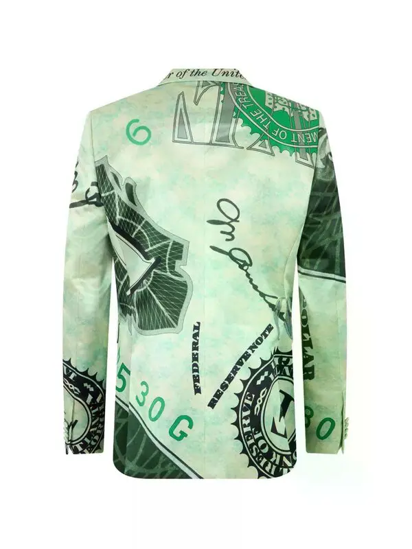Moschino Graphic-print Double-breasted Suit