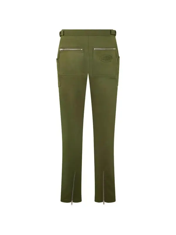 Moschino Zip-detail Straight-leg Trousers