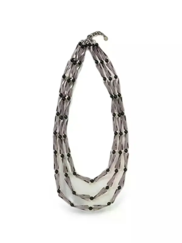 Emporio Armani Beaded Multi-strand Necklace