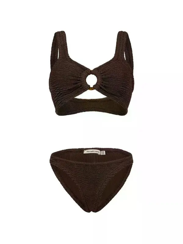 PARAMIDONNA Irina Ring Detail Bikini - Brown