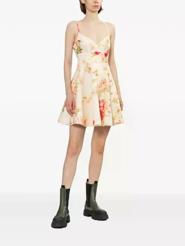 Zimmermann Floral-print Flared Dress