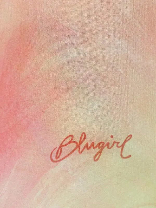 BLUGIRL Leopard-print Floral-print Scarf