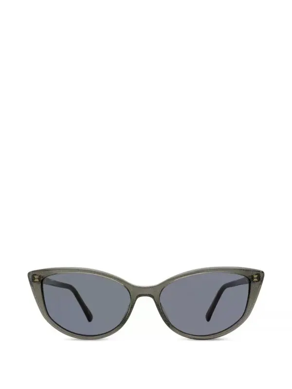JIMMY CHOO Nadia Glitter-effect Cat-eye Sunglasses - Grey