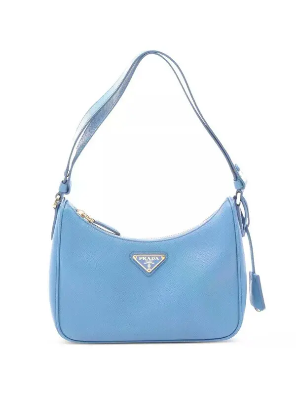Prada 2005 Re-edition Shoulder Bag - Blue