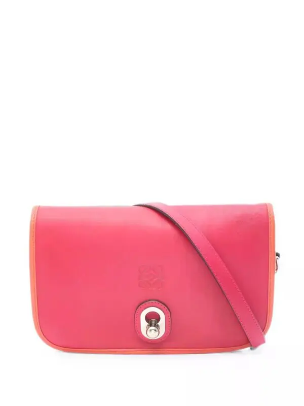 Loewe 2000s Ines Leather Cross Body Bag