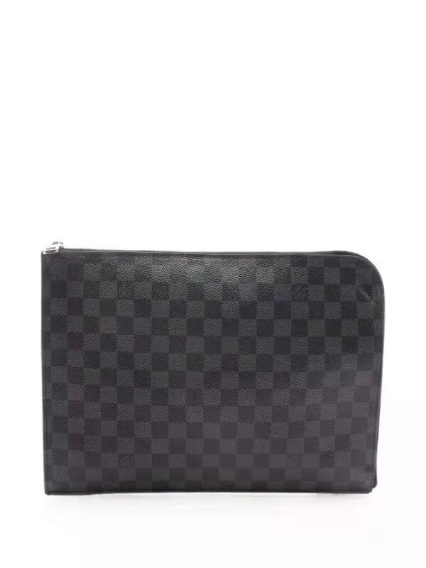 LOUIS VUITTON 2017 Gm Jules Damier Graphite Pouch