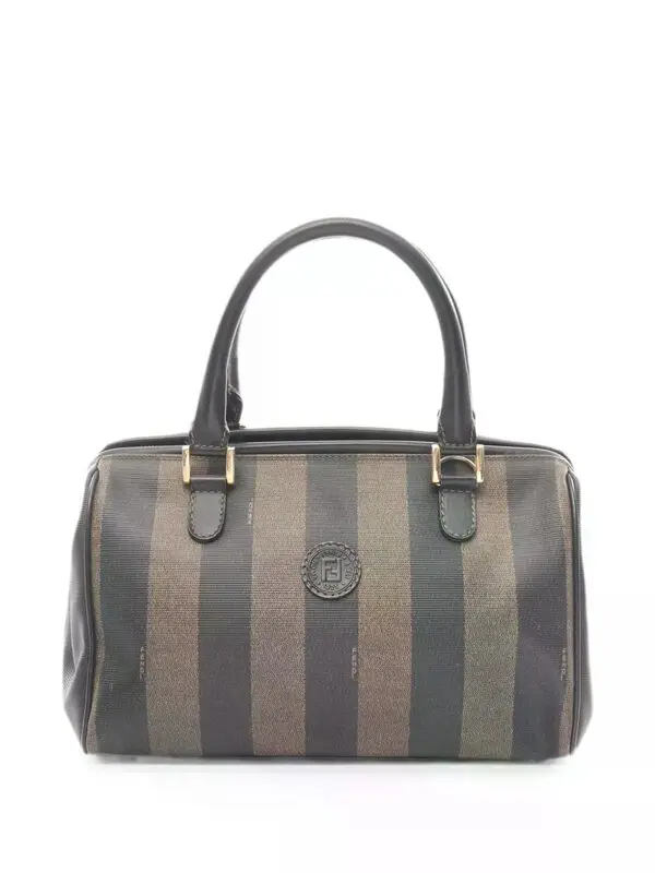 Fendi 2000s Pecan Tote Bag - Black