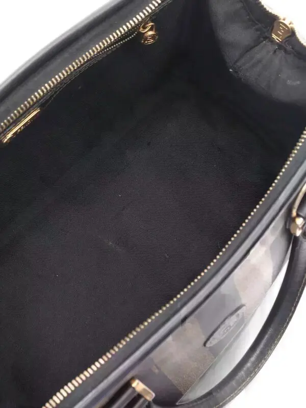 Fendi 2000s Vertical Stripe Tote Bag