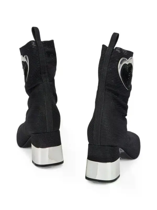 Moschino Heart Patch Boots