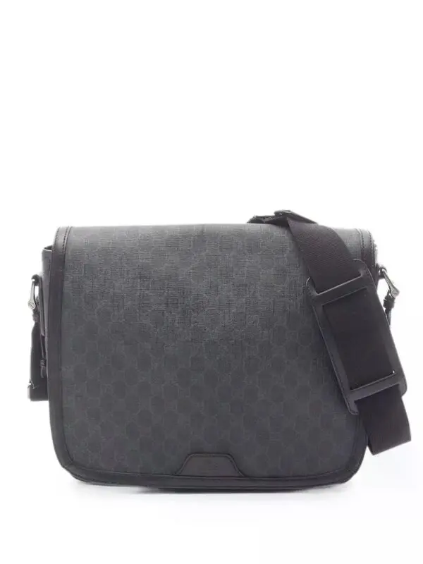 Gucci Gg Supreme Messenger Bag - Grey