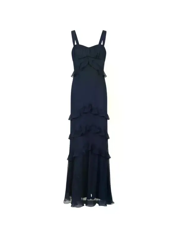 Saloni Chandra Ruffled Maxi Dress