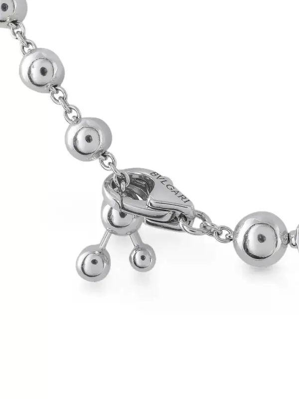BVLGARI Astrale Diamond Necklace In 18k White Gold - Silver