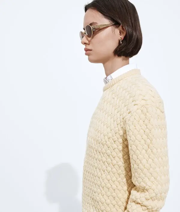 Bottega Veneta Intrecciato Wool Sweater