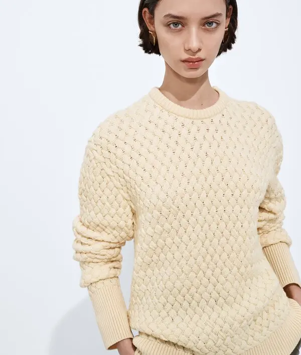 Bottega Veneta Intrecciato Wool Sweater