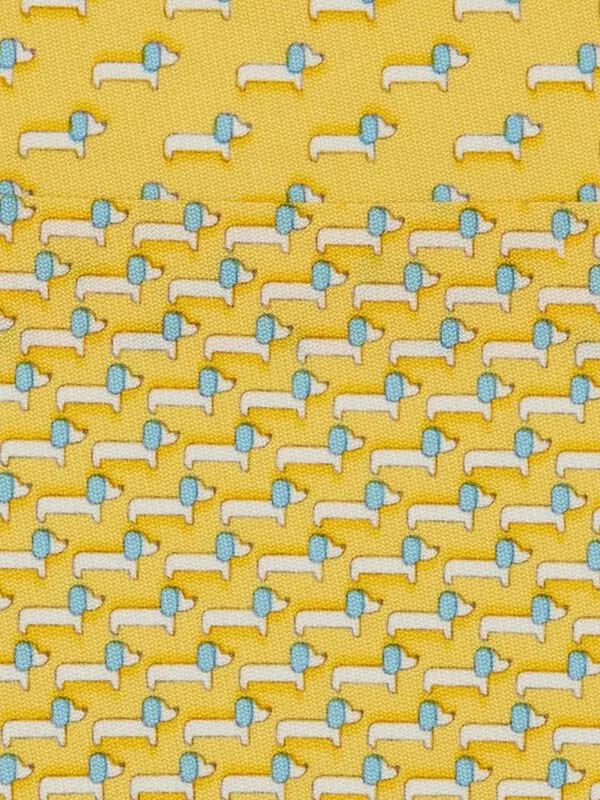FERRAGAMO All-over Fauna Print Silk Neck Tie