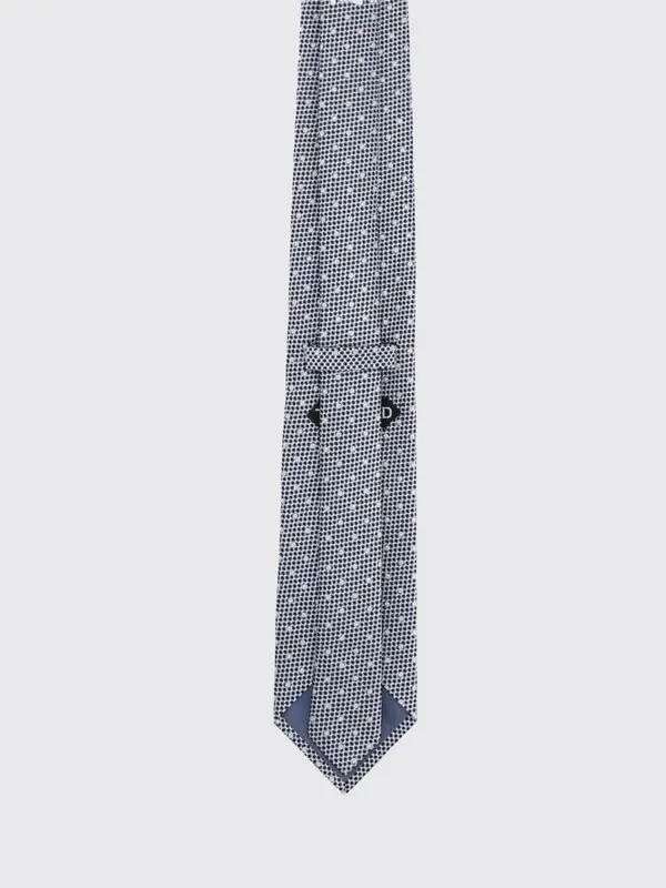 TOM FORD Silk Polka Dot Neck Tie - Gnawed Blue