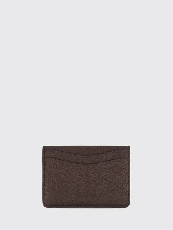 GANNI Butterfly Logo Recycled Leather Card Holder