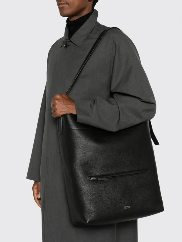 TOM FORD Large Calfskin Leather Shoulder Bag