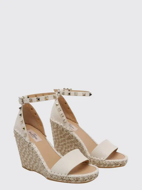 Valentino Garavani Studded Wedge Espadrilles