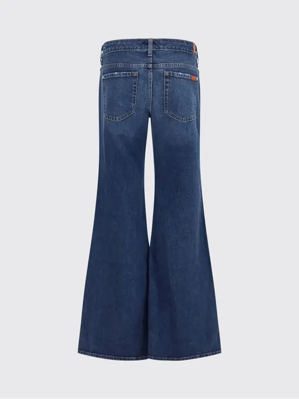 7 For All Mankind High-waisted Flare Jeans In Stretch Denim