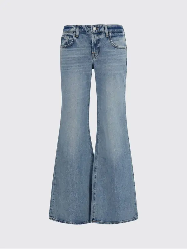 7 For All Mankind High-waisted Cotton-stretch Flare Jeans
