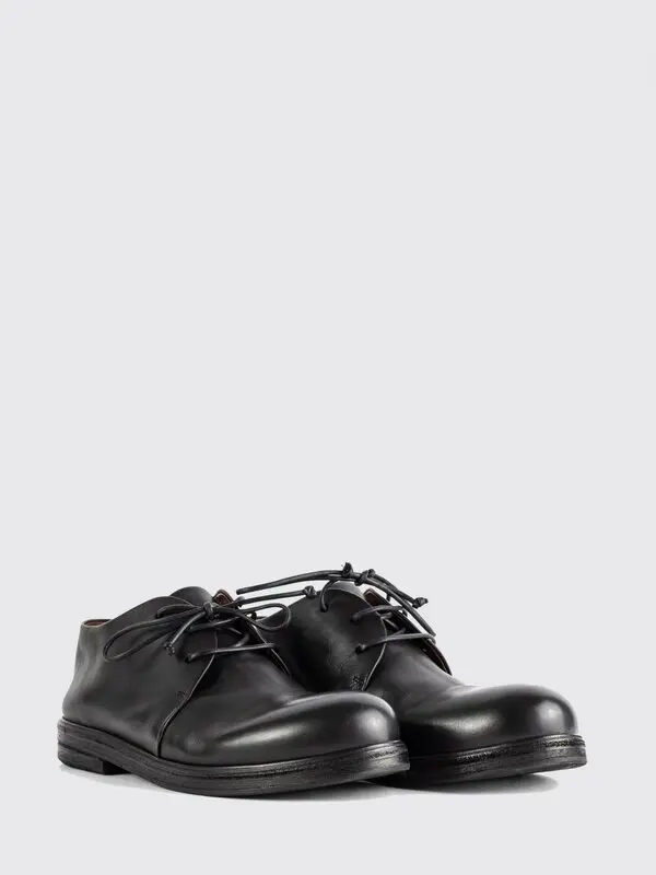 Marsèll Zucca Zeppa Leather Derby Shoes With Round Toe And Leather Sole