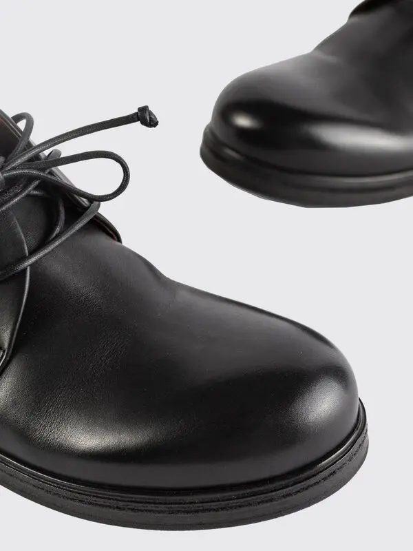 Marsèll Zucca Zeppa Leather Derby Shoes With Round Toe And Leather Sole