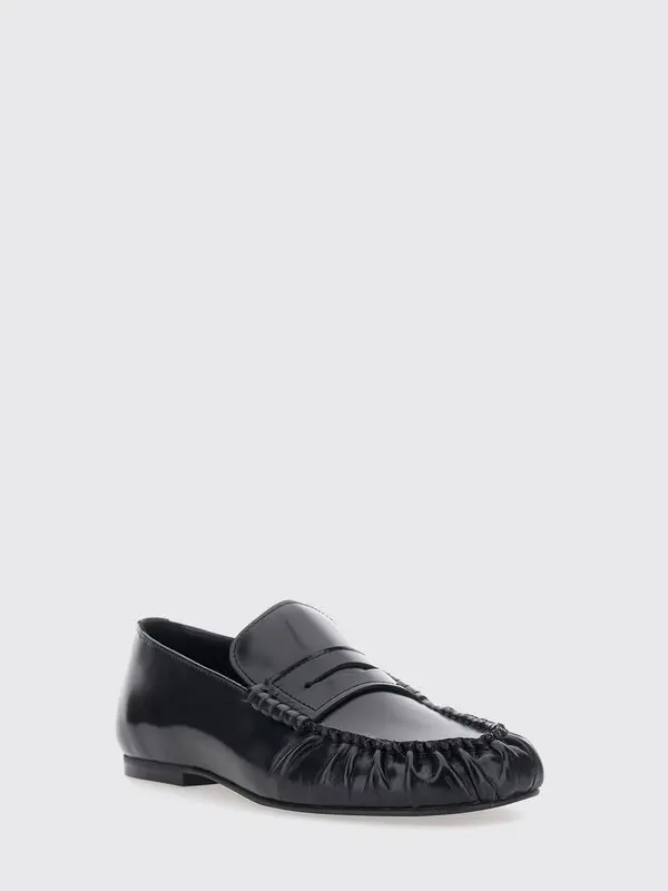 ALOHAS Aven Loafers In Brushed Leather With Penny Bar