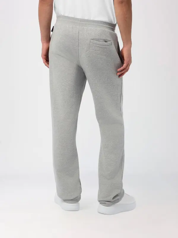 Philipp Plein Jersey Jogging Trousers With Contrasting Logo And Waist Drawstring
