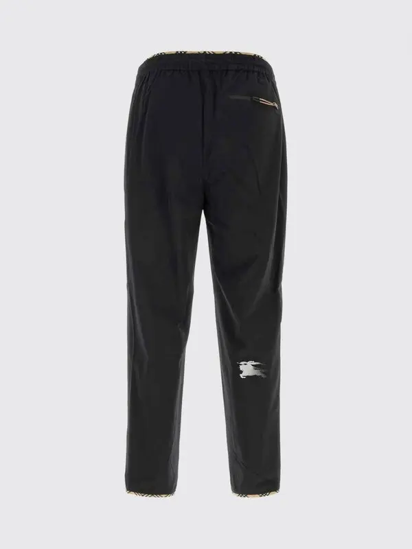 Burberry Technical Jersey Jogging Trousers With Equestrian Knight Logo