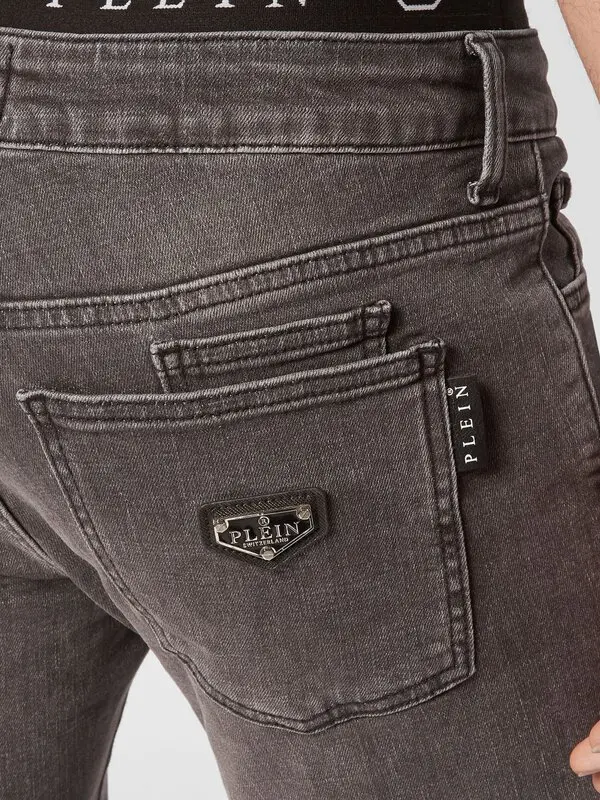Philipp Plein Slim Fit Jeans - Grey