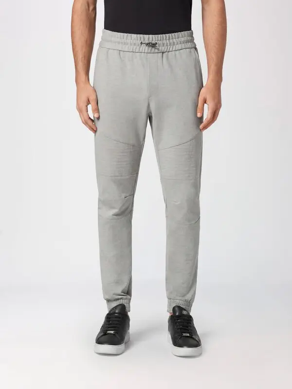 Philipp Plein Jersey Jogging Trousers With Elasticated Drawstring Waist - Grey