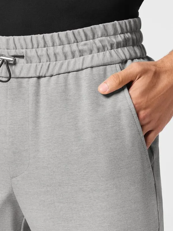 Philipp Plein Jersey Jogging Trousers With Elasticated Drawstring Waist - Grey