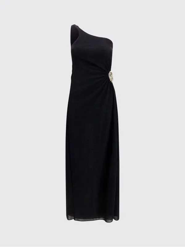 Oseree One-shoulder Long Lurex Evening Gown