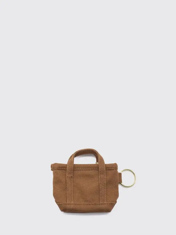 Carhartt Work In Progress Dearborn Cotton Canvas Keychain - Brown