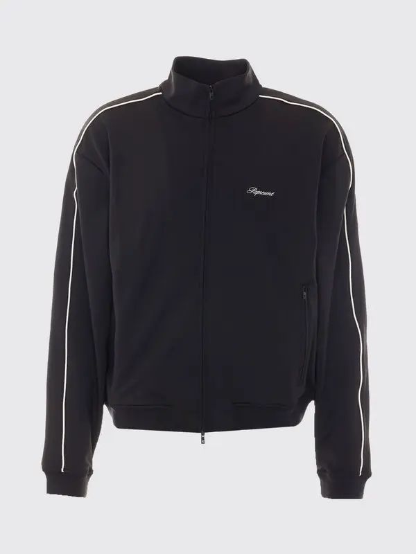 REPRESENT High-neck Zip-up Sweatshirt With Logo And Contrast Bands