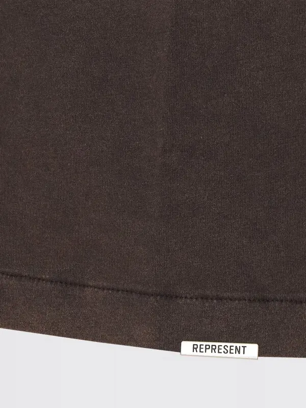 REPRESENT Crewneck T-shirt In Cotton With Contrast Logo On The Chest