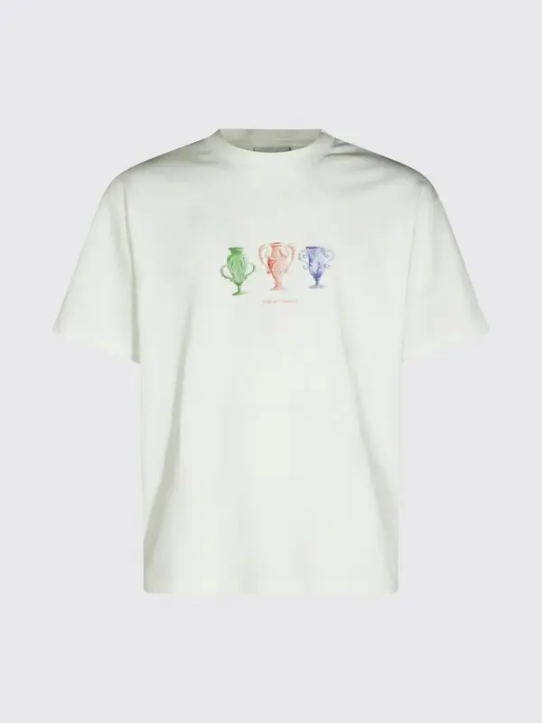 Drole De Monsieur Cotton T-shirt With Graphic Print And Vintage Logo