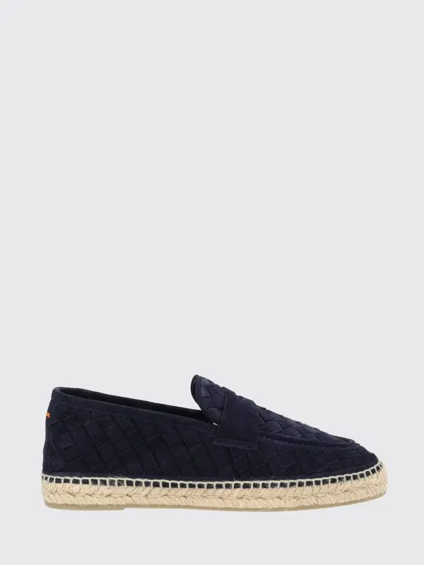 CastaÑer Suede Espadrilles With Penny Bar And Rubber Sole - Blue