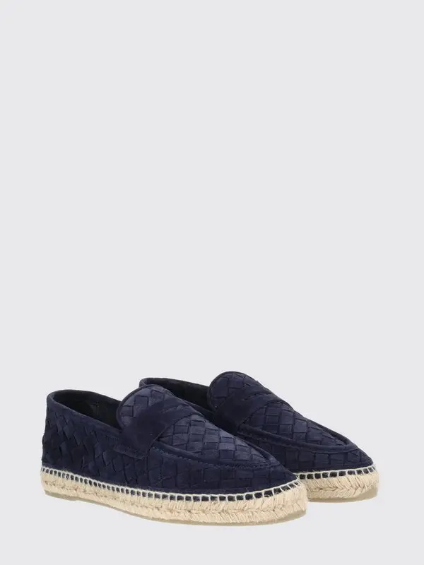 CastaÑer Suede Espadrilles With Penny Bar And Rubber Sole