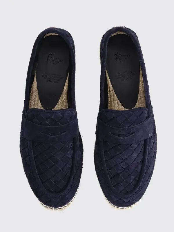 CastaÑer Suede Espadrilles With Penny Bar And Rubber Sole